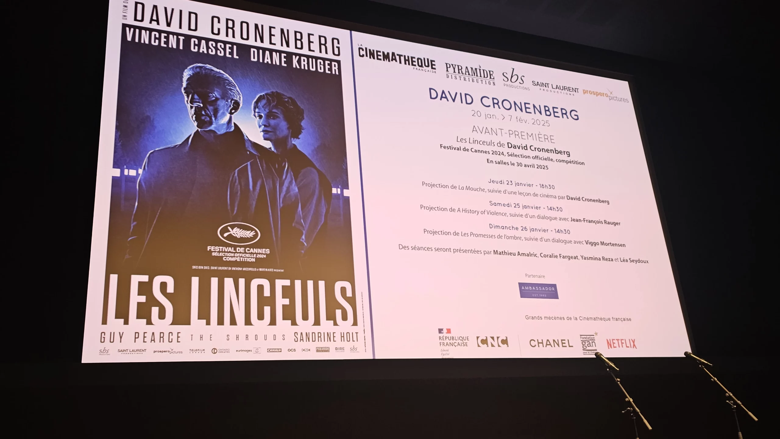 Les Linceuls de David Cronenberg